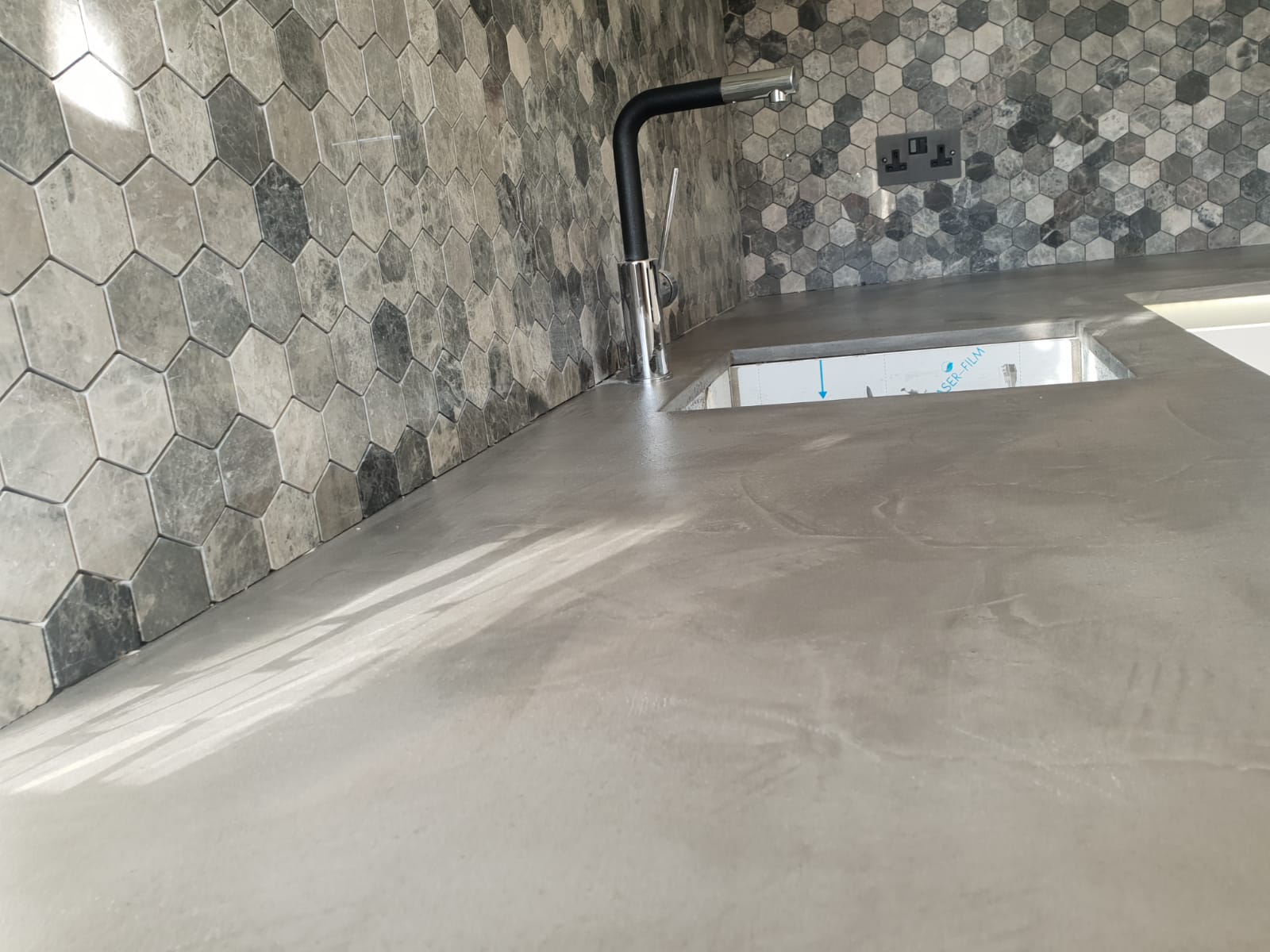 Microcement kitchen worktop | SOBO